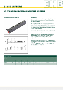 Die lifter - EAS change systems